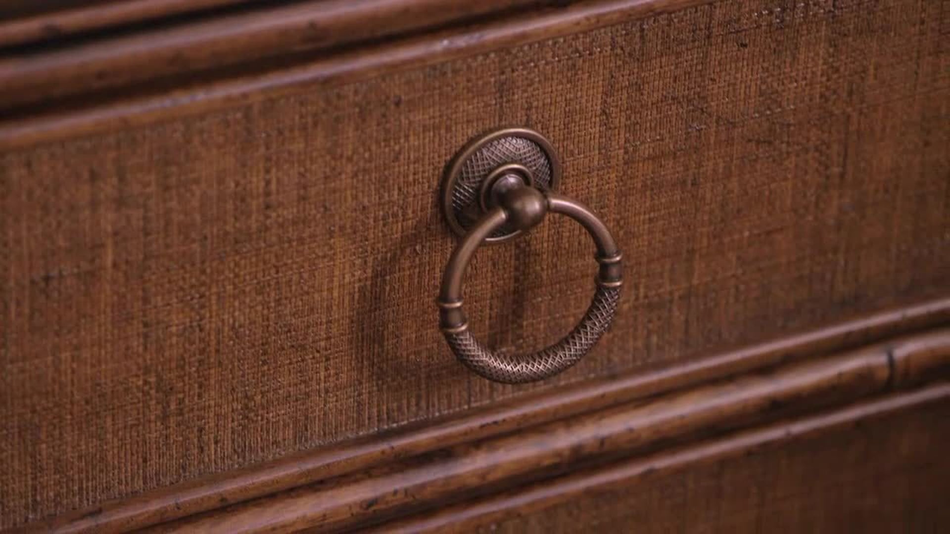 Aruba Dining Table With Glass Top, 48 Inch - Tropical - Dining Tables ...