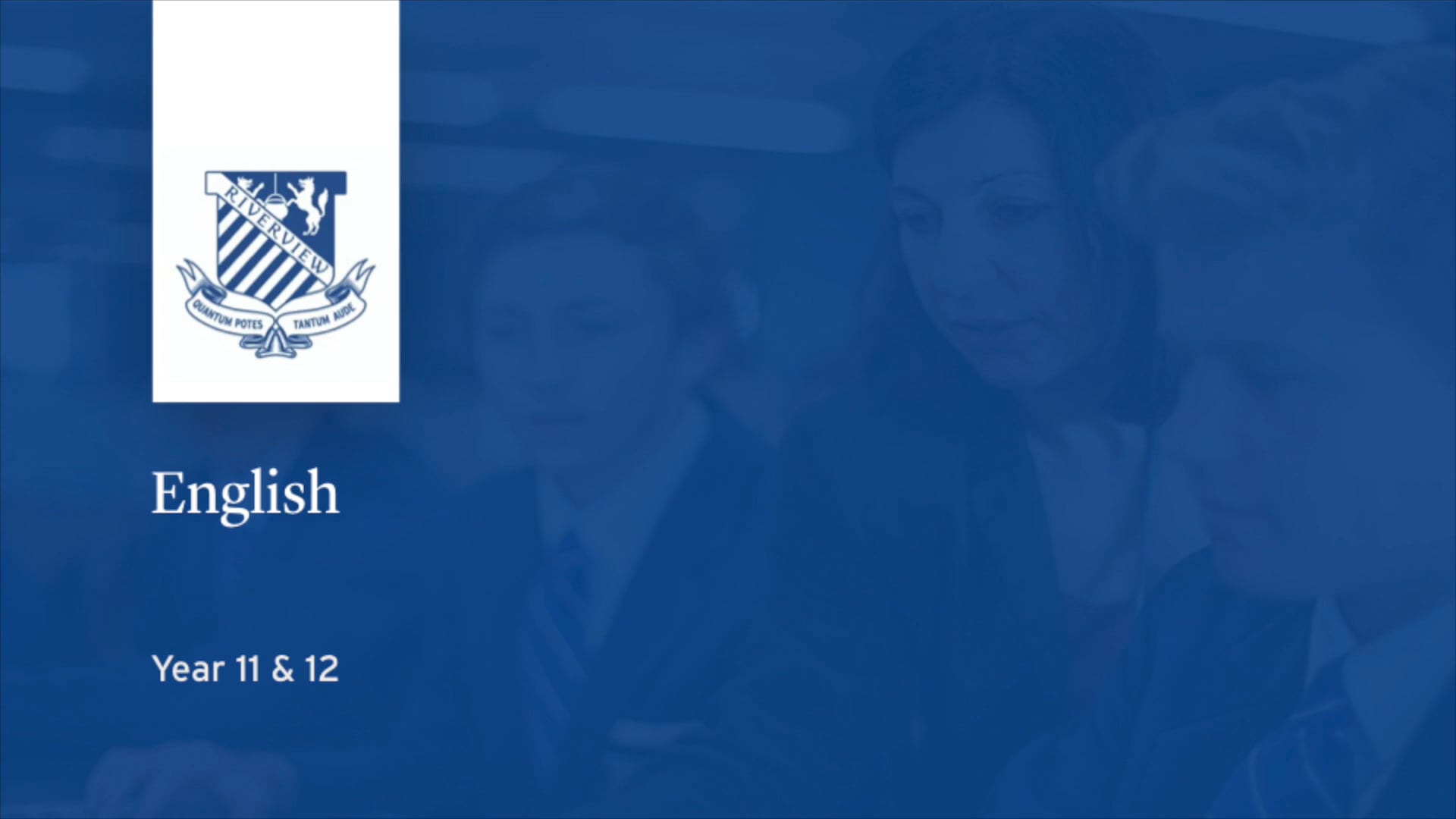 Subject Selection: Year 11 ENGLISH (2021) on Vimeo