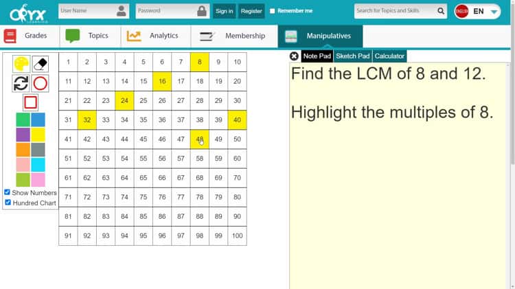 LCM And HCF Chart Lcm, Chart, Math, 48% OFF