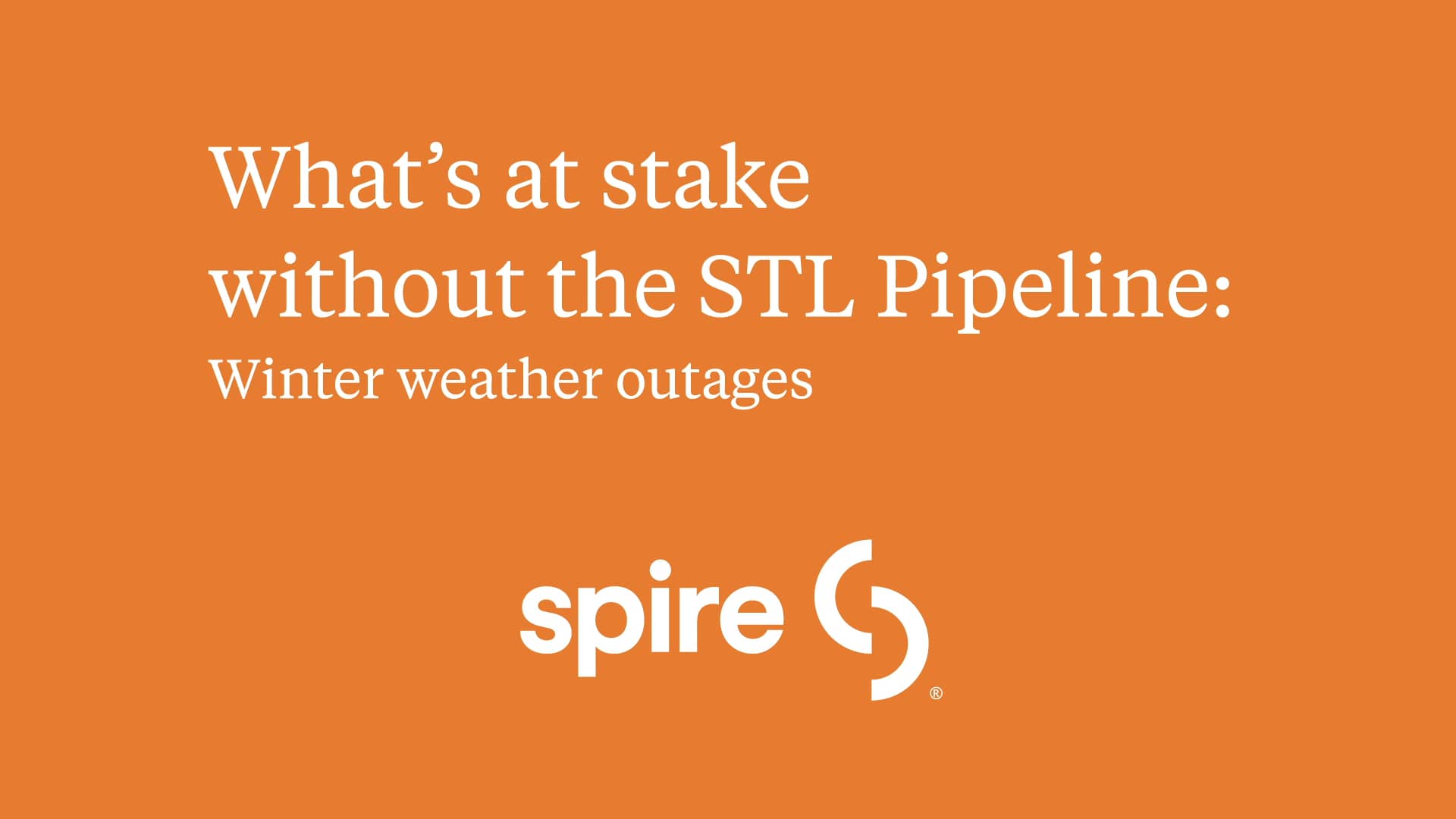Spire STL Pipeline Video on Vimeo