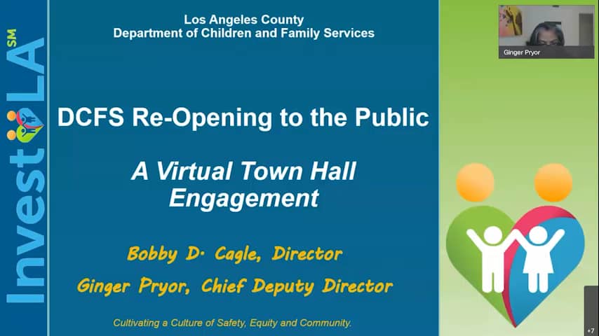 DCFS Virtual Town Hall Event Re-Opening DCFS to the Public on Vimeo