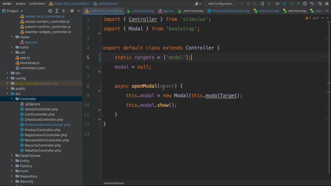 Lazy Modal & Big Cleanup > Symfony UX: Turbo | SymfonyCasts
