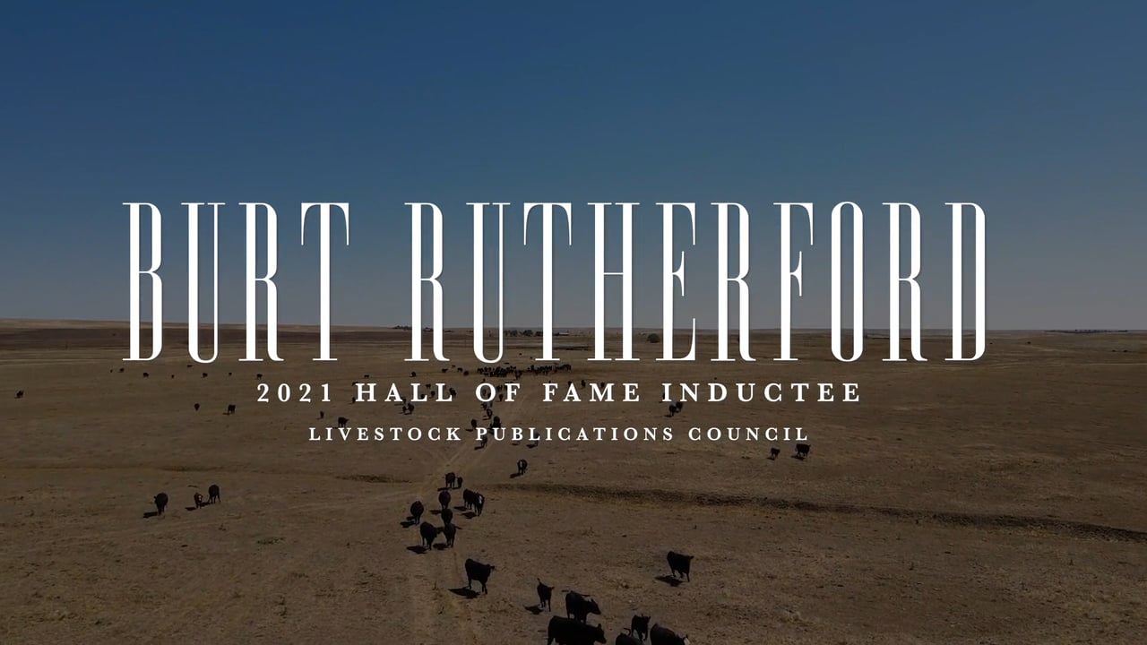 Burt Rutherford LPC Hall of Fame on Vimeo