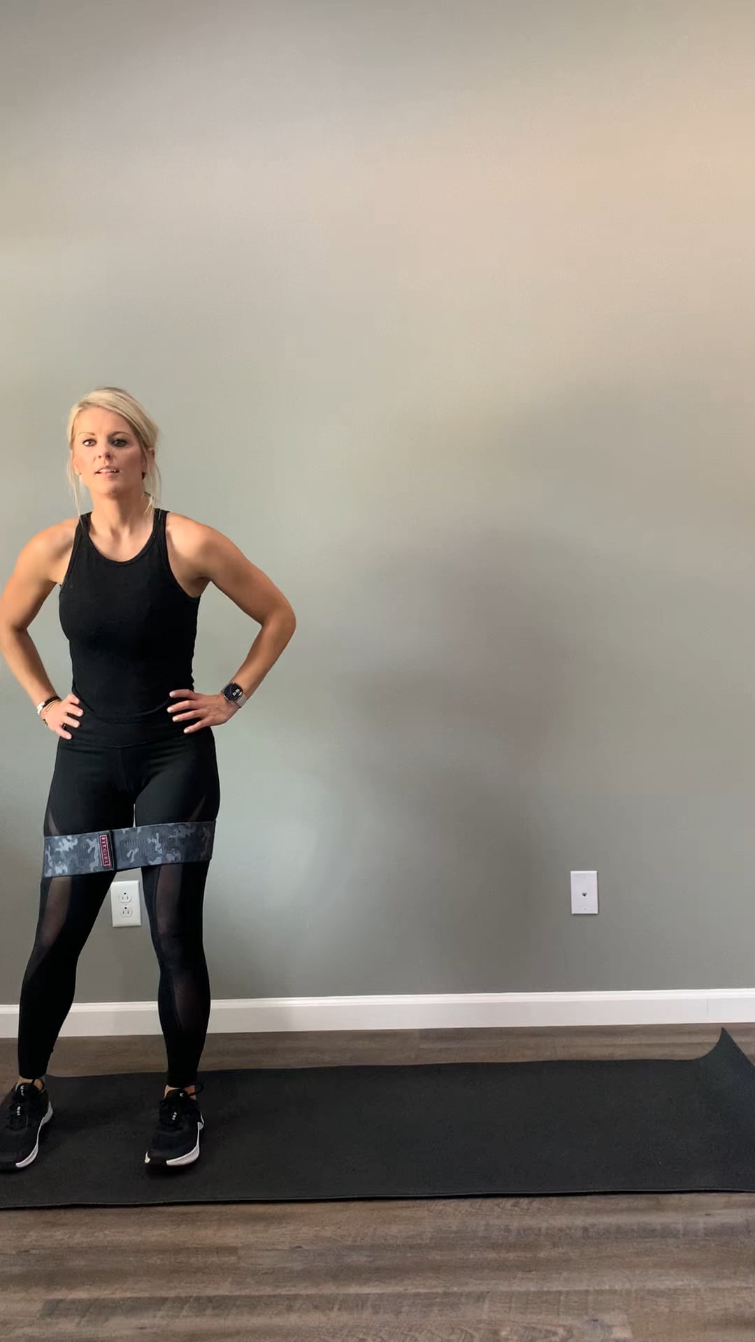 Lateral Banded Squat Walk on Vimeo