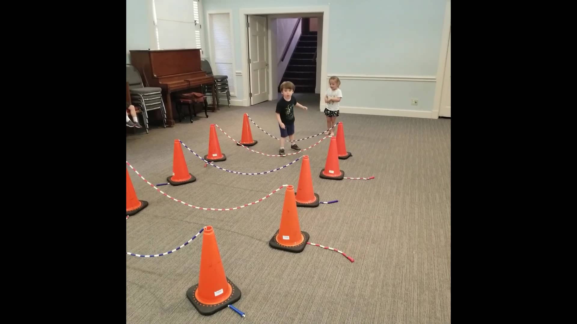 Jump Ropes & Cones #10. ages 3 & 4 Jumping over Ropes Variation 2. 31 ...