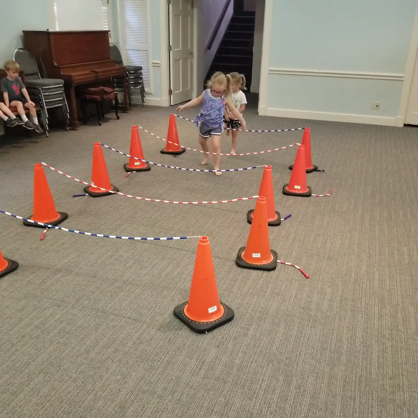 Jump Ropes & Cones #9. ages 4 & 5 High Stepping 22 seconds on Vimeo