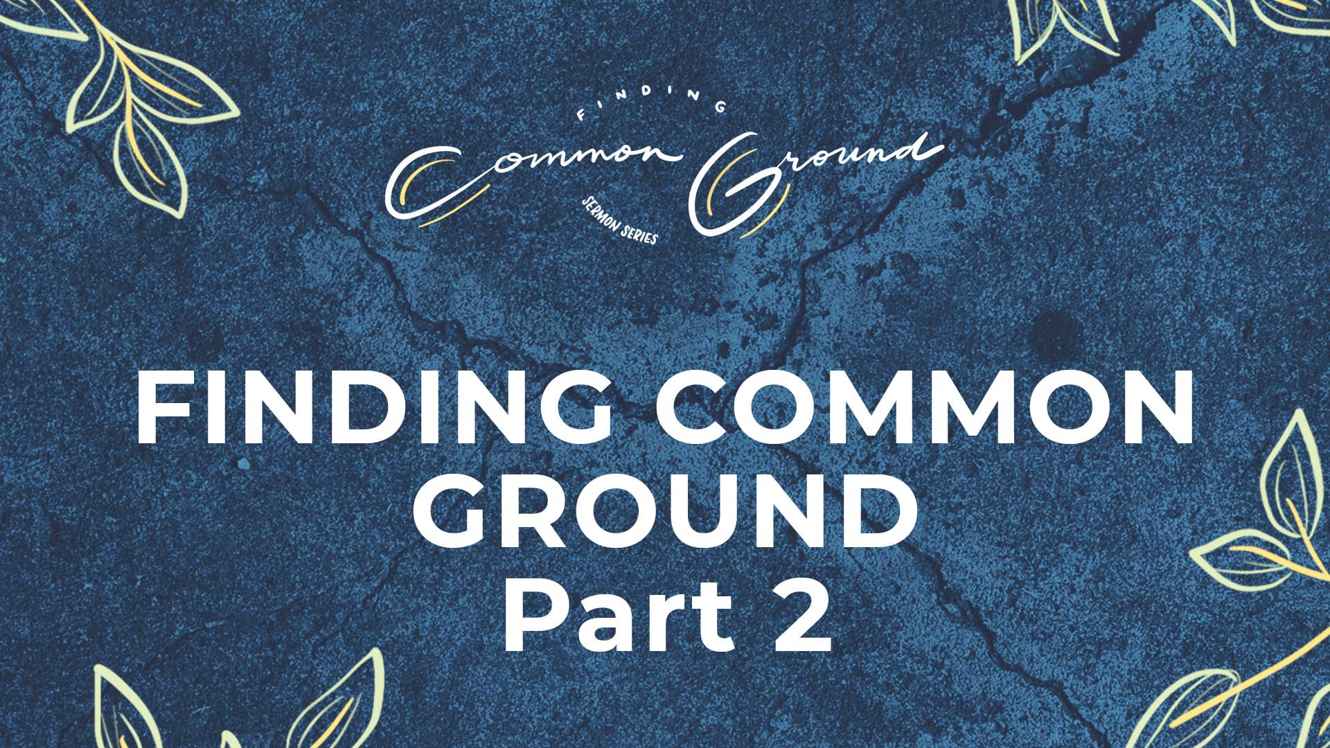 Finding Common Ground - Part 2 // finding Common Ground on Vimeo