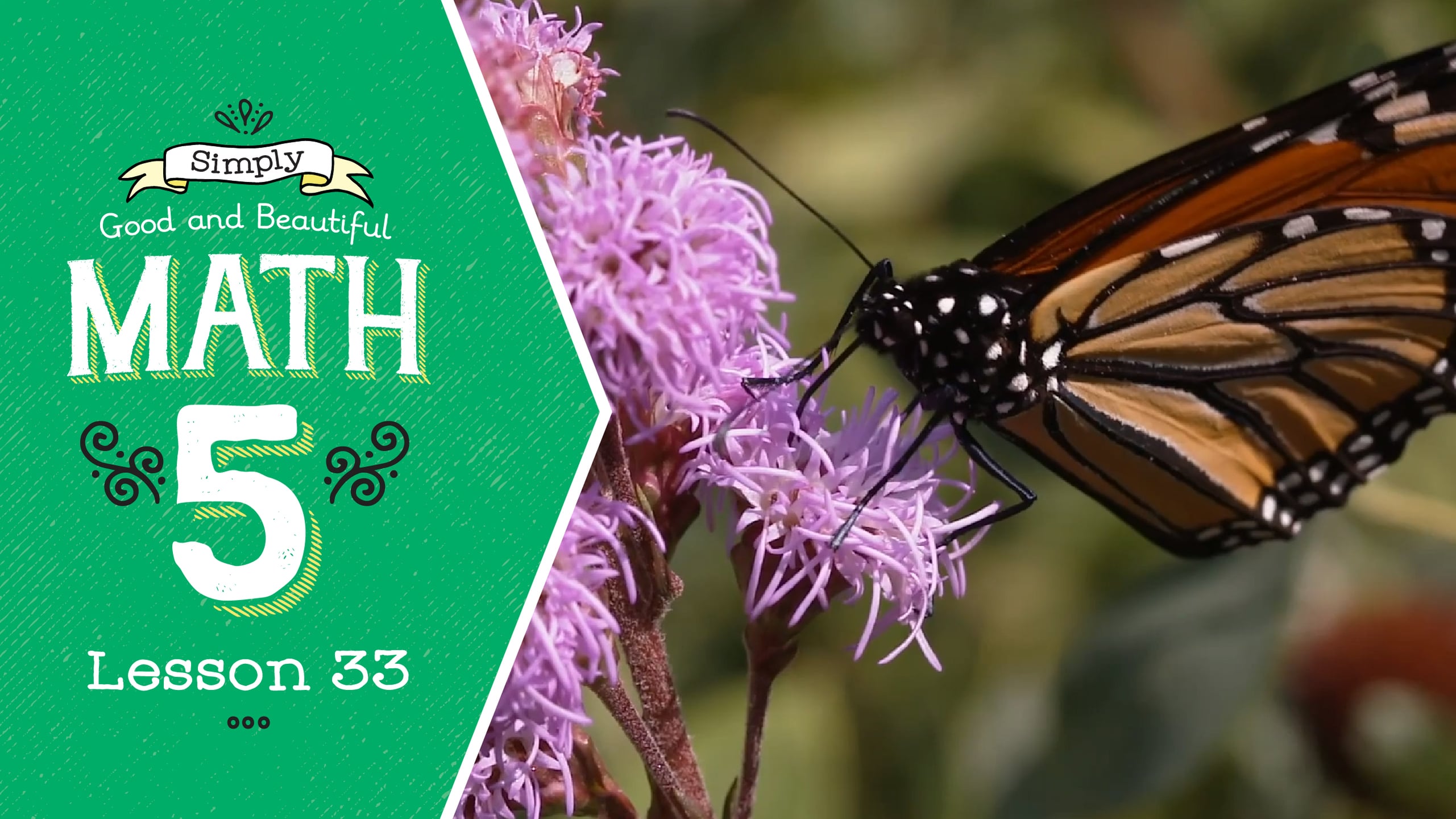 Lesson 33 | Simply Good and Beautiful Math 5
