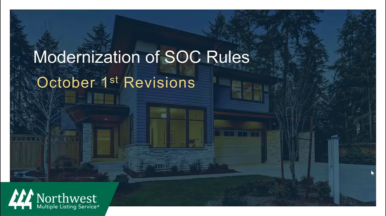 Modernization of SOC Rules, Effective October 1, 2019 on Vimeo