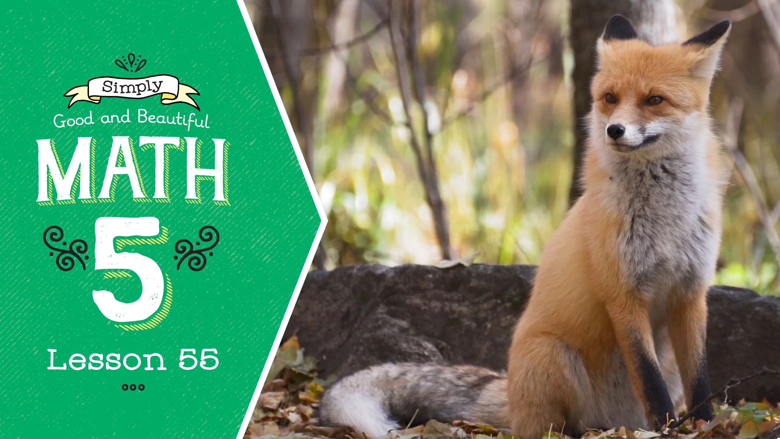 Lesson 55 | Simply Good and Beautiful Math 5