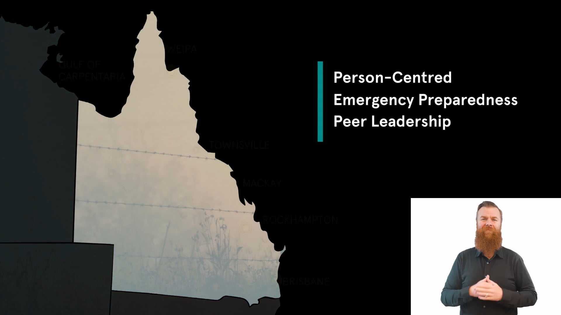 Person-Centred Emergency Preparedness (P-CEP) Peer Leadership AUSLAN