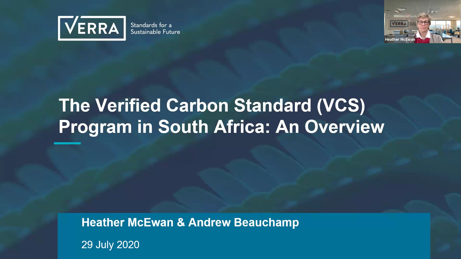 The Verified Carbon Standard (VCS) Program in South Africa: An Overview ...