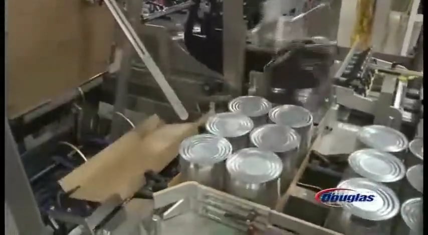 Douglas - Axiom IM - Case & Tray Packer & Wrapper - #10 Cans on Vimeo