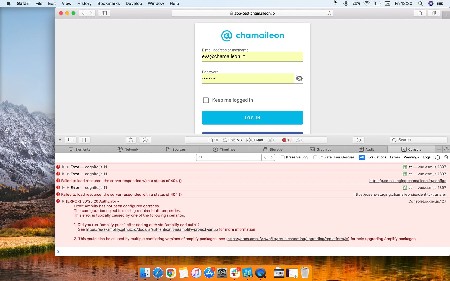safari-login-app-test on Vimeo