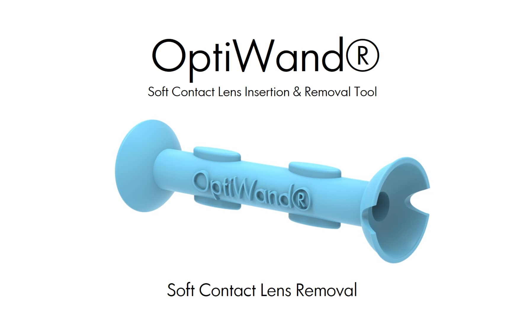 OptiWand Soft Contact Lens Removal Tool. Remove Soft Lenses By Pinching ...