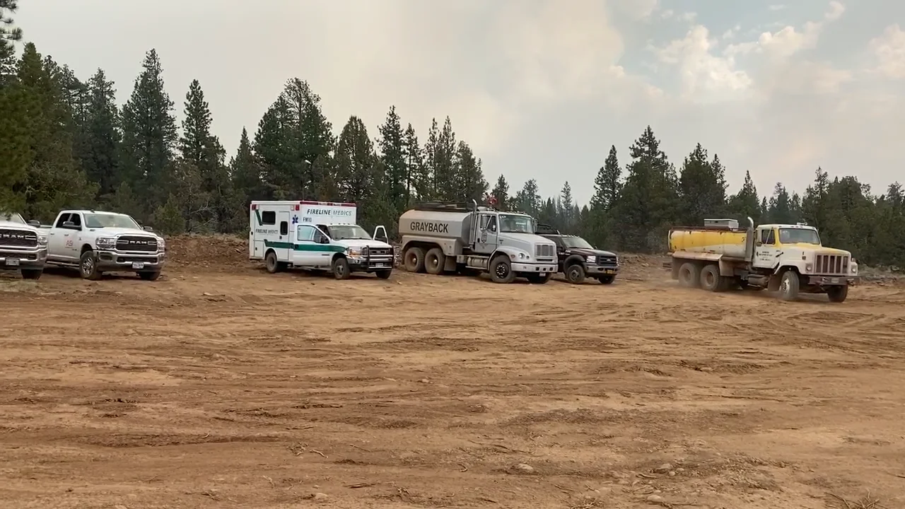 Water Tender Staging Area: Bootleg Fire 2021 B Roll on Vimeo