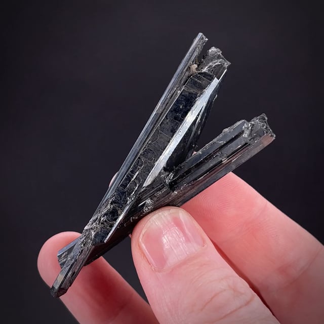 Stibnite circa 1800s (classic old find) | Ichinokawa mine, Saijo City ...
