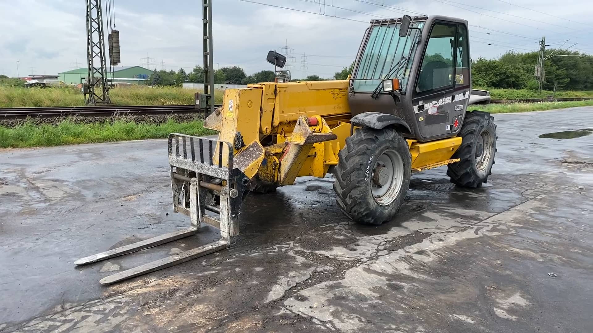 2007 Manitou MT1235 Telehandler, Stabilizers, Forks - Dormagen August ...