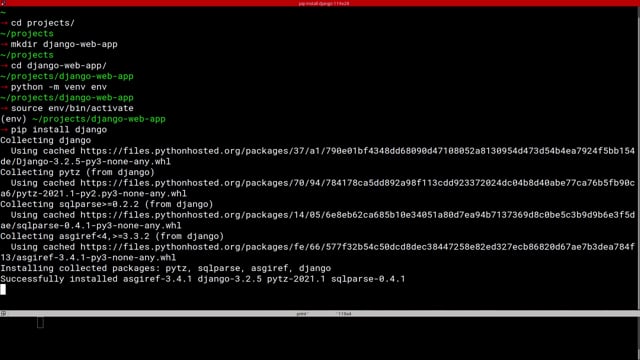 Install Django With Pip Create A Web Application With Django