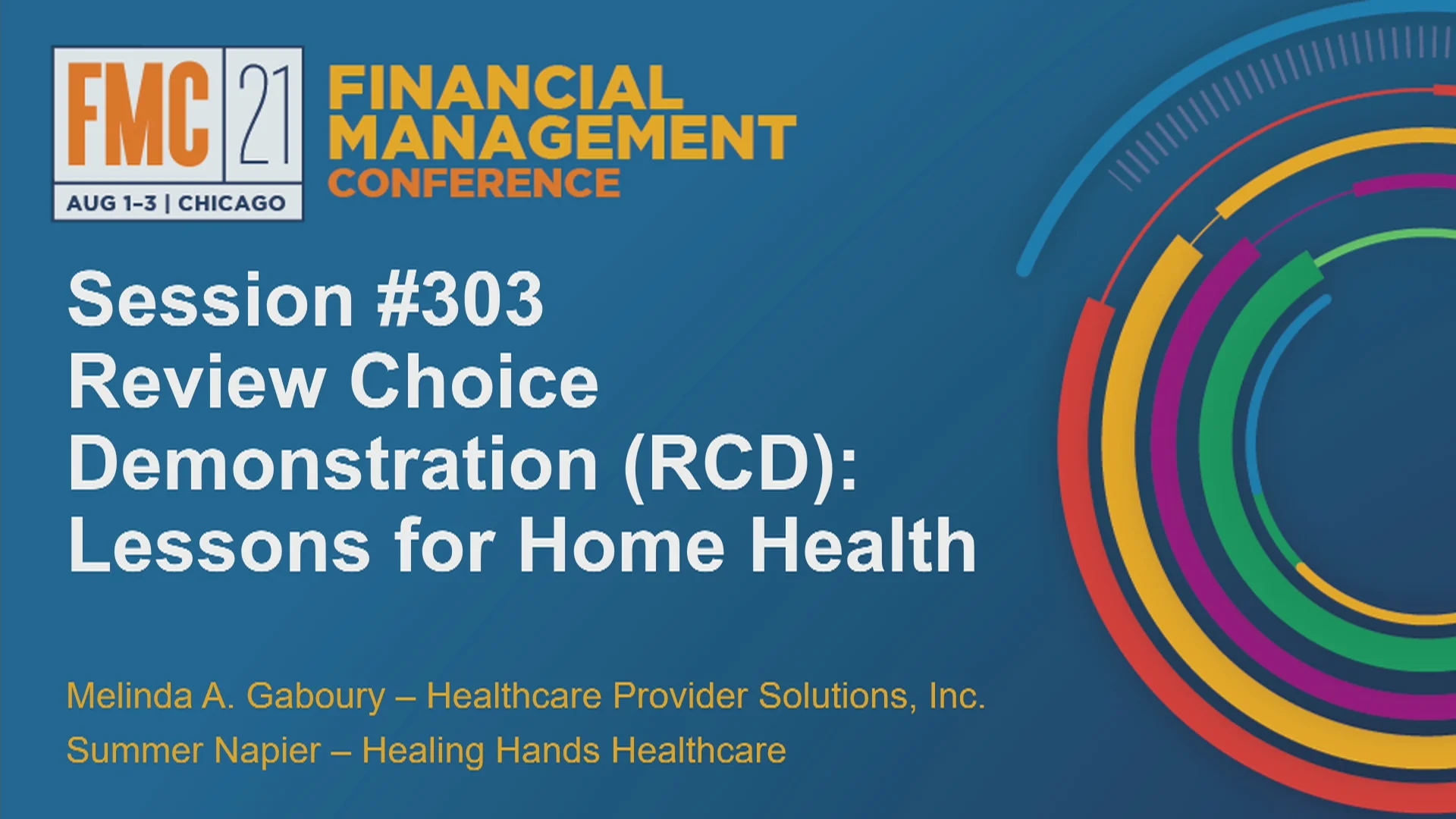 303. Review Choice Demonstration (RCD): Lessons for Home Health on Vimeo
