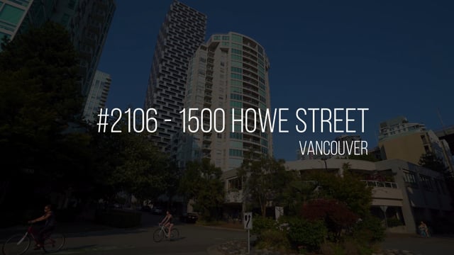 2106 1500 Howe Street, Vancouver - HD Video & Floor Plan - Jaco Retief
