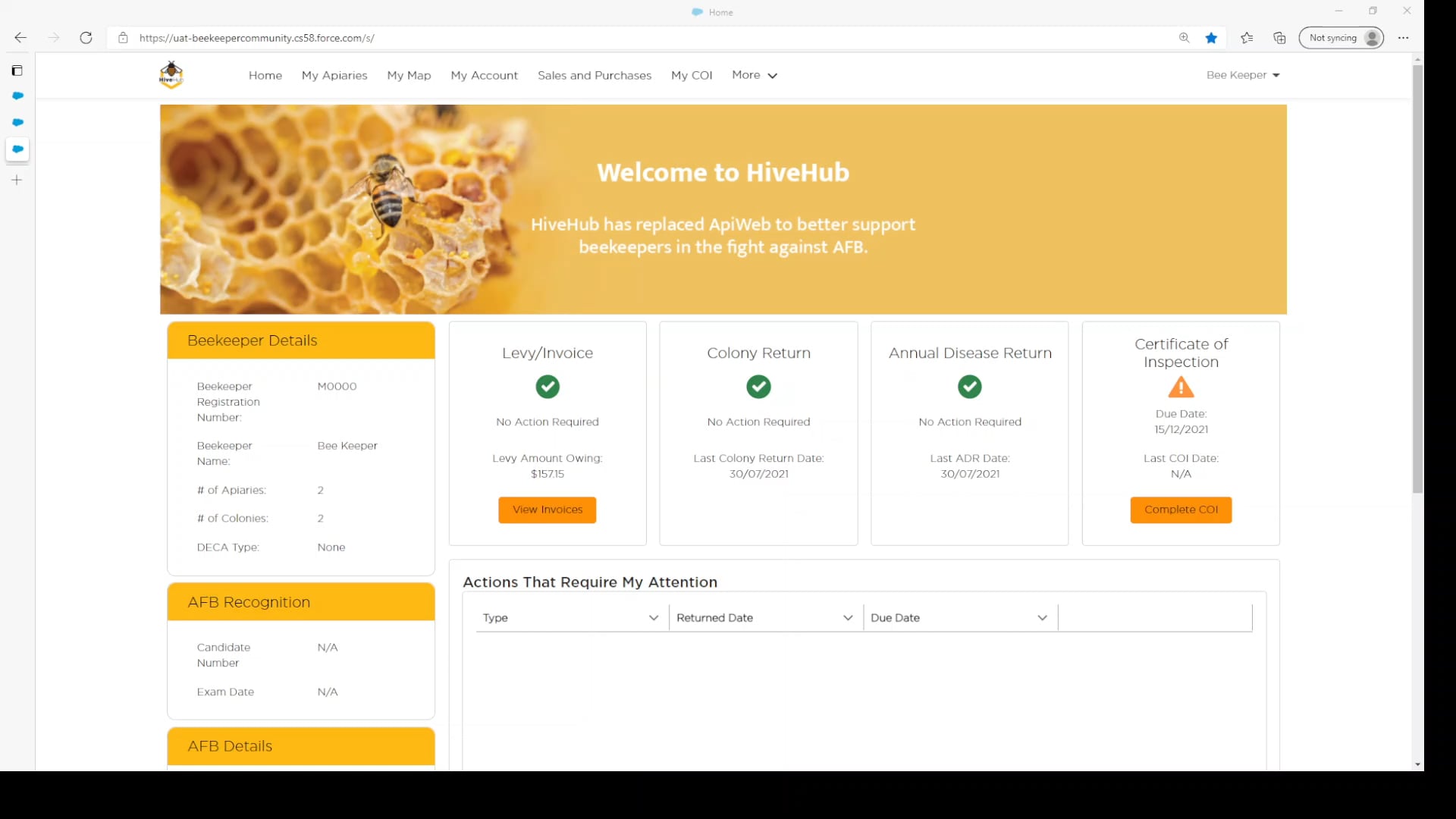 Paper Based COI form