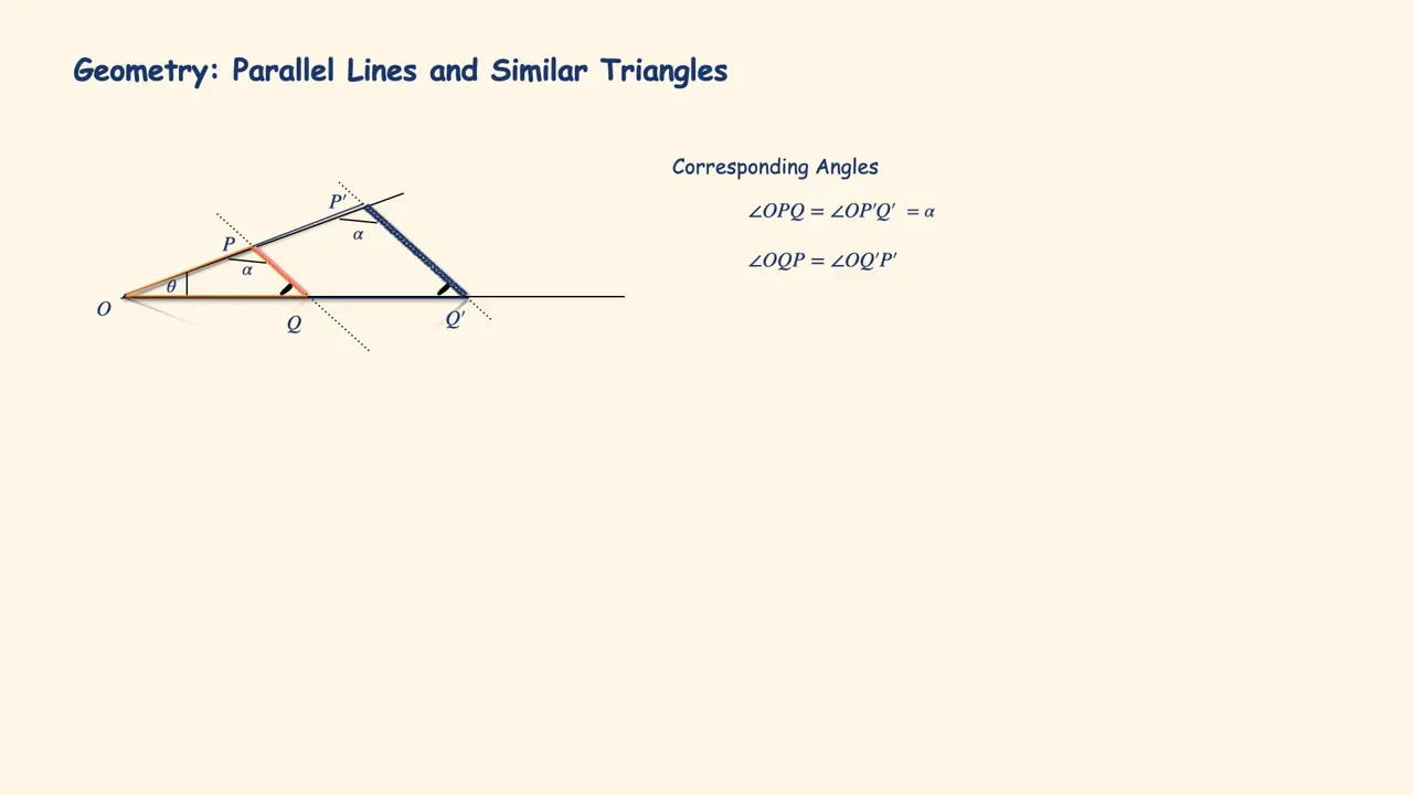 Geometry102 Parallel Lines and Similar Triangles on Vimeo