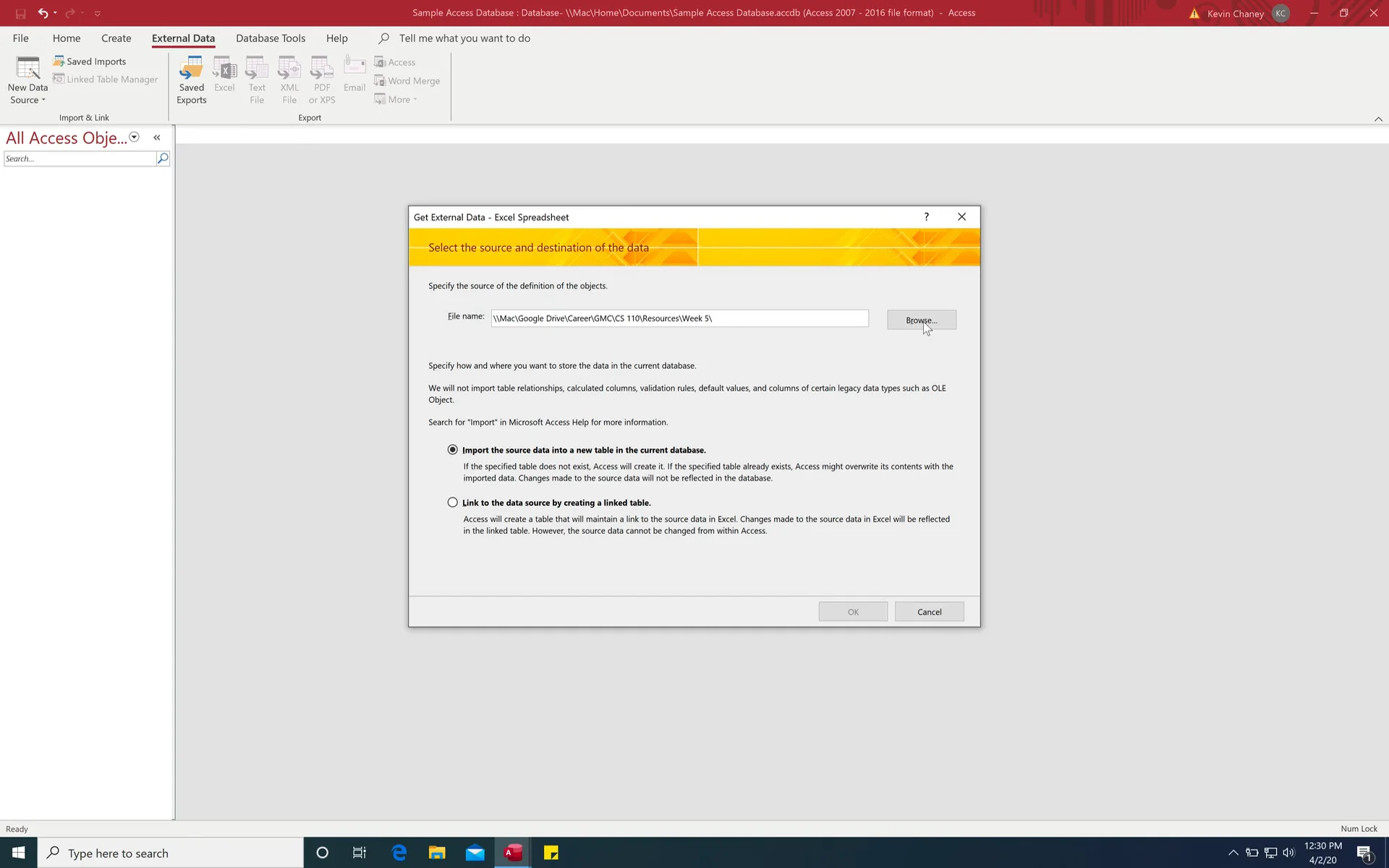 Week 3 - Access Lab 1 Tips.mp4