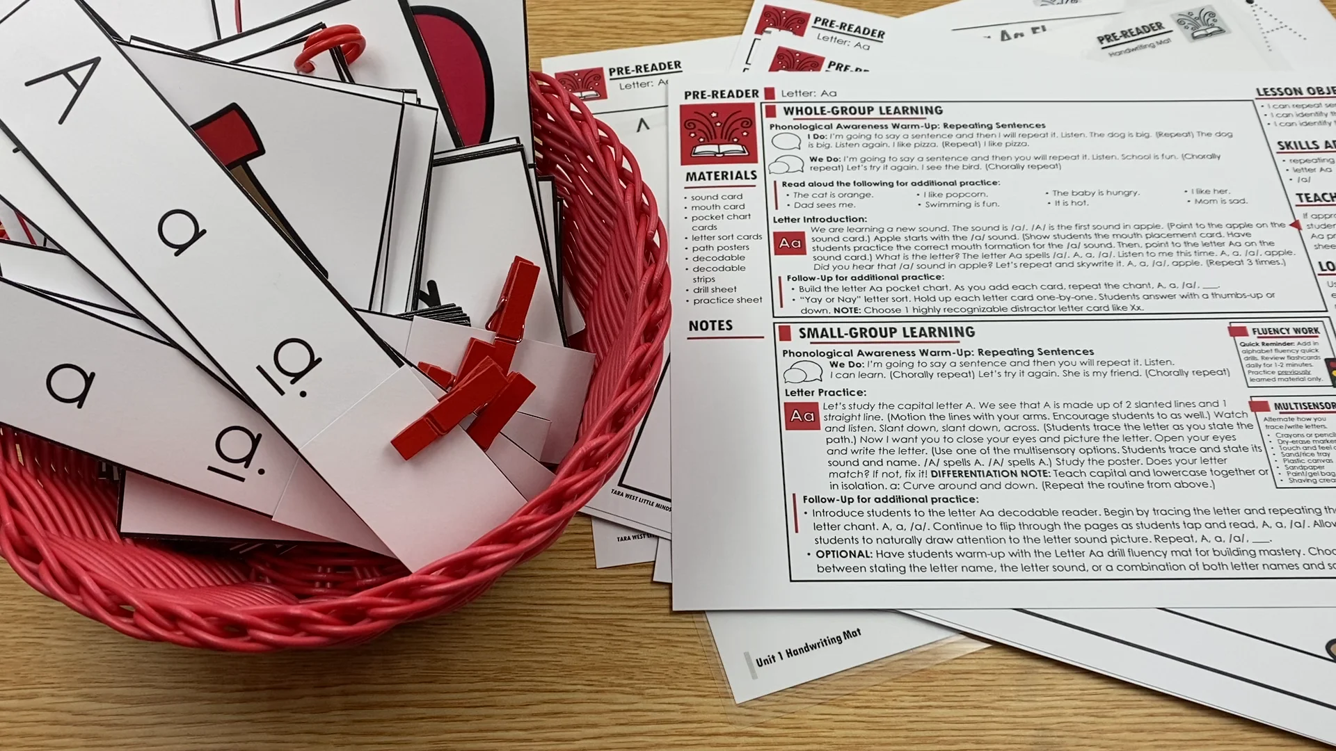 Guided Phonics + Beyond Unit 1 Lesson Plans Overview