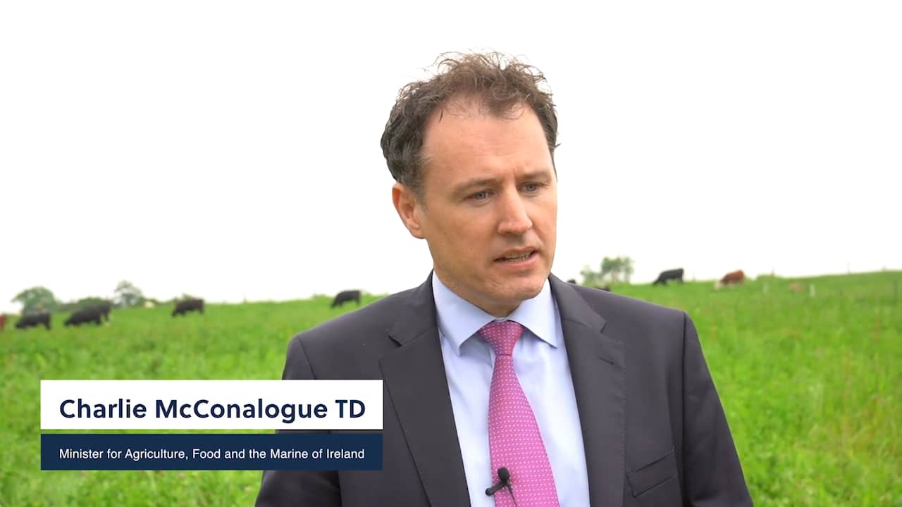Minister Charlie McConalogue TD visits the Devenish Lands at Dowth on Vimeo