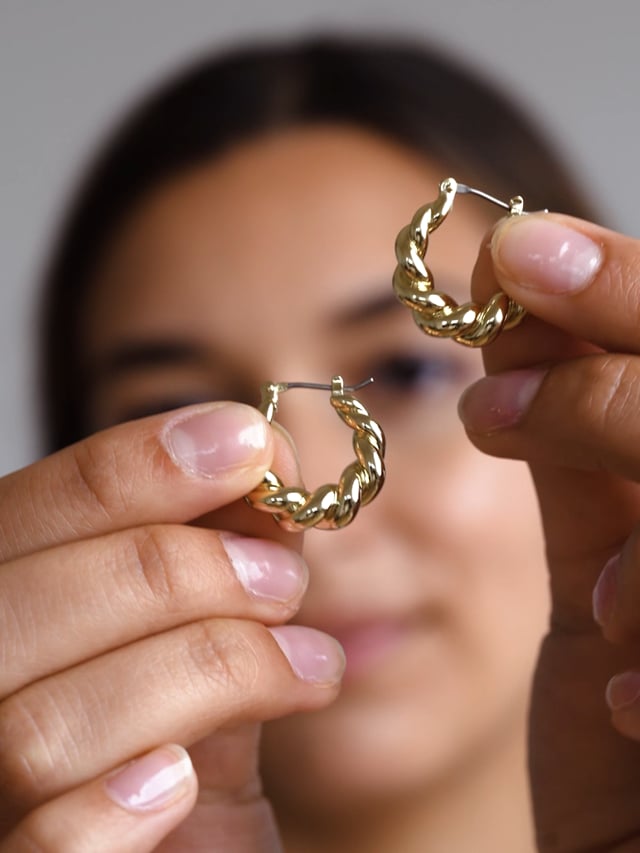 Twisted Hoop Earrings - Paris | Ana Luisa Jewelry