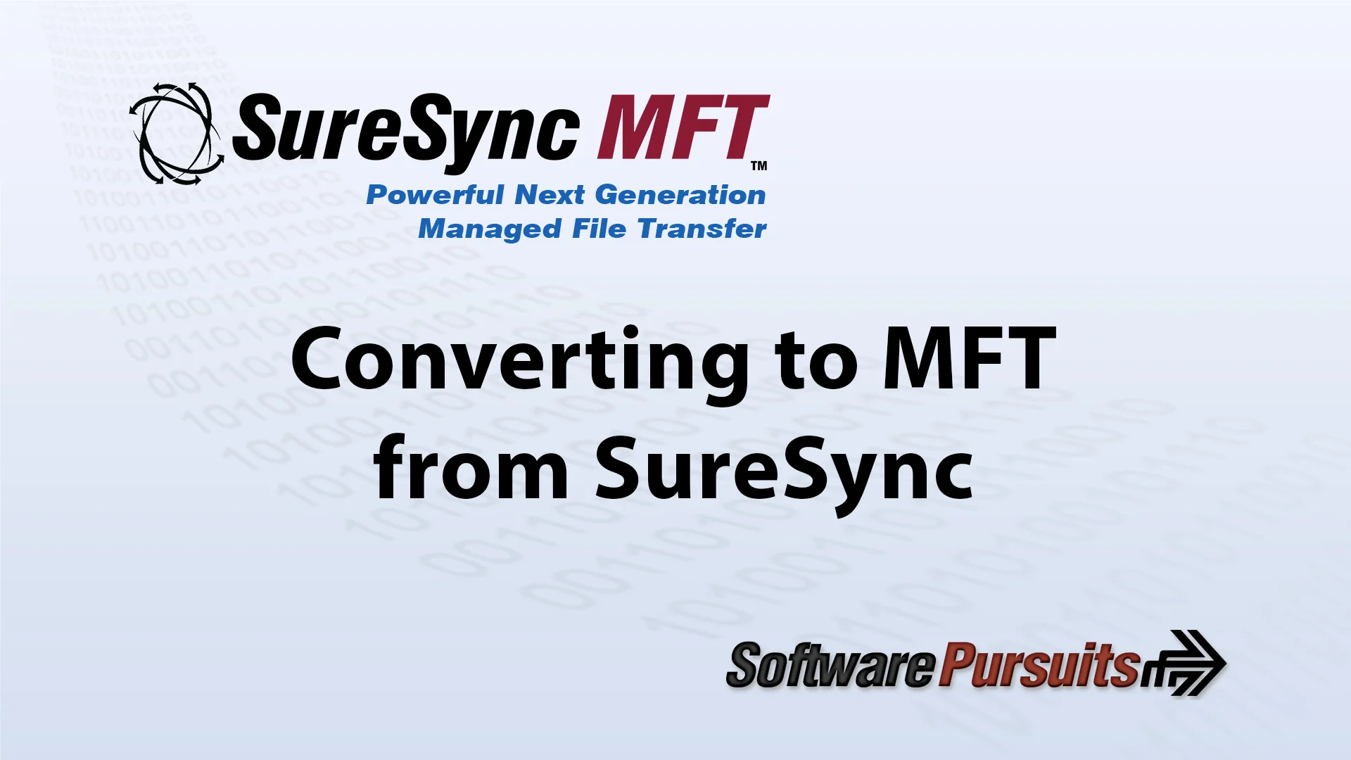 Converting to MFT from SureSync on Vimeo