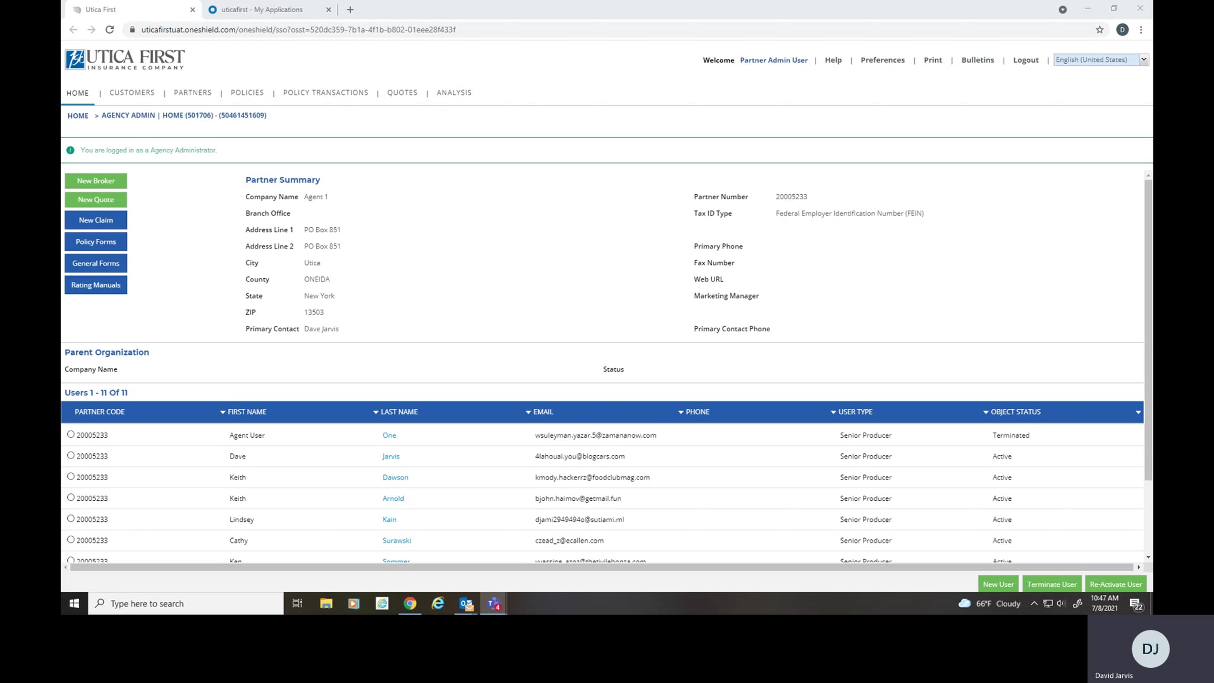 New BOP Quote Training Video