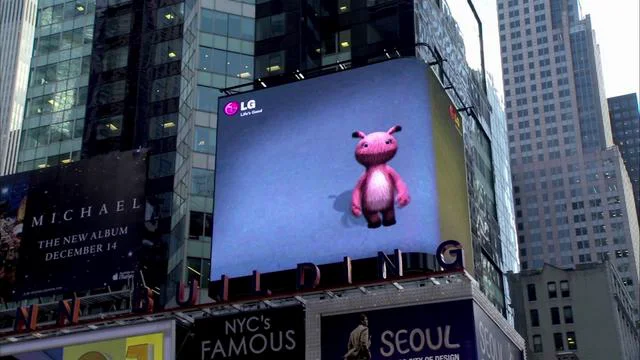 Behind the Scenes: LG Good News Billboard Times Square