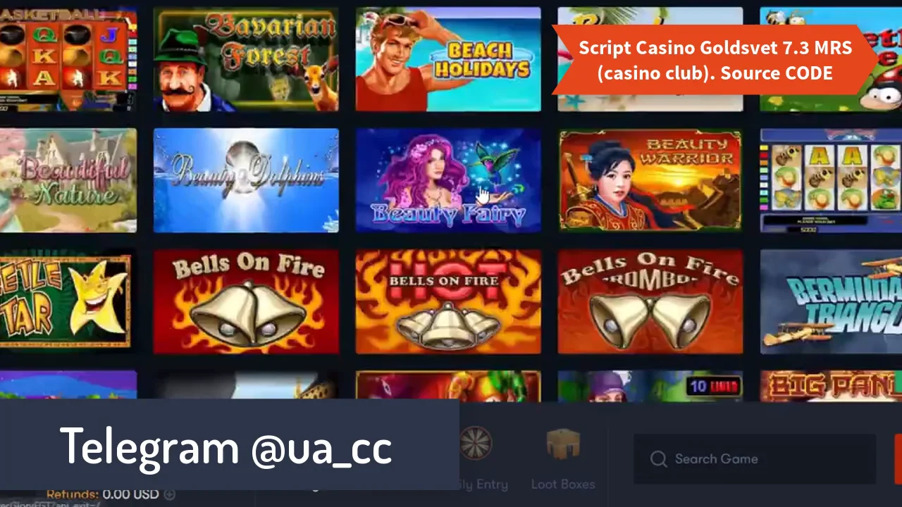 Script casino club Goldsvet 7.3 MRS NULLED SOURCE CODE. on Vimeo