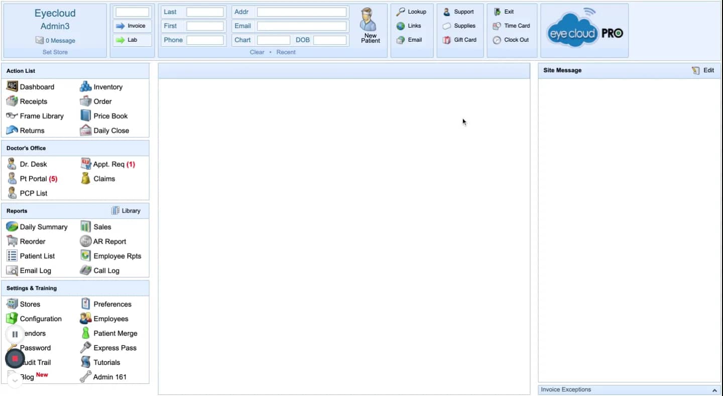 Setting Doctor Availability in Eyecloud Pro on Vimeo