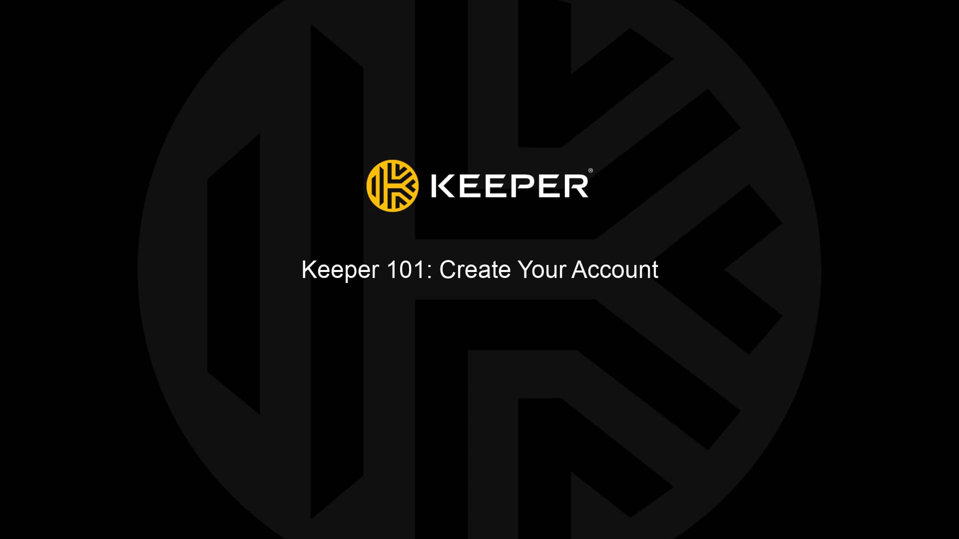 Keeper 101: Create Your Account on Vimeo