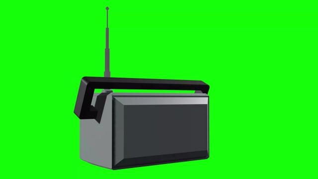 Radio, 3D Rotation, Broadcasting. Free Stock Video - Pixabay