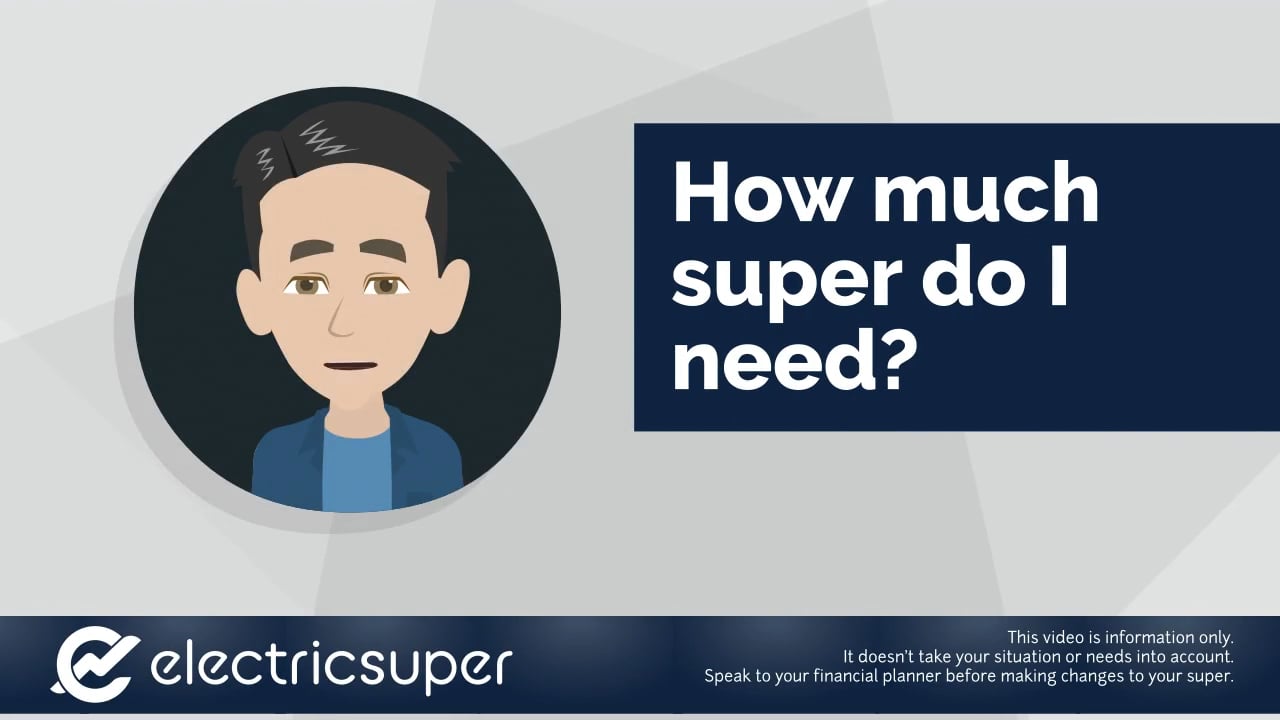 How much super do I need at retirement? on Vimeo
