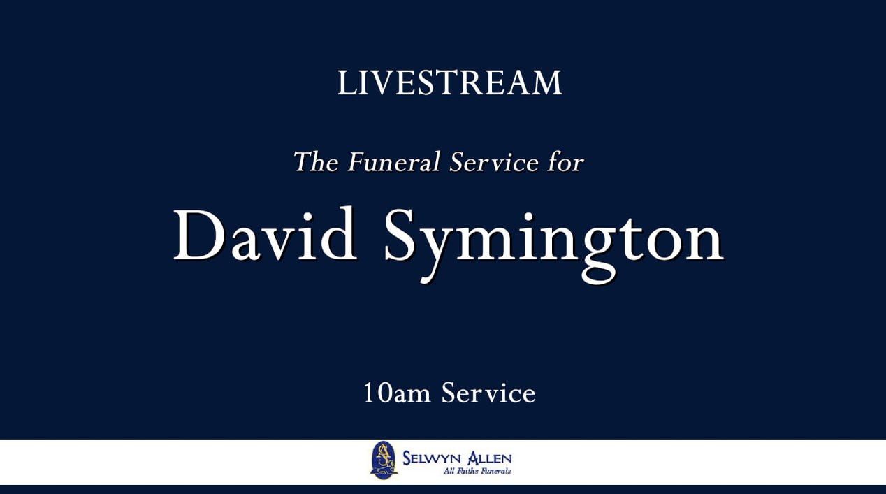 David Symington Funeral Service on Vimeo