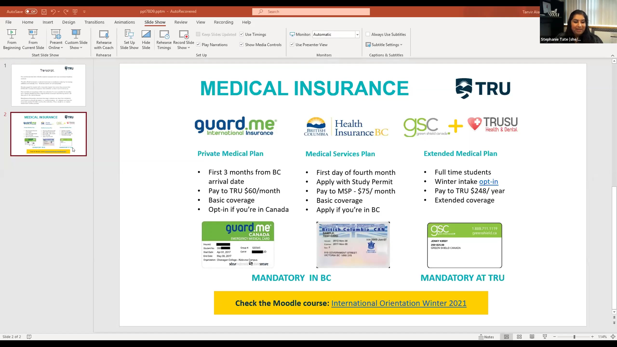 TRU World Town Hall Aug 6, 2021 - Medical Insurance Plan.mp4 on Vimeo