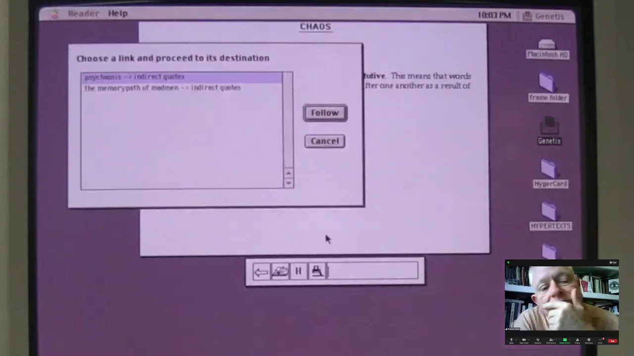 Traversal of Richard Smyth's "Genetis" A Rhizography," Part 6 on Vimeo