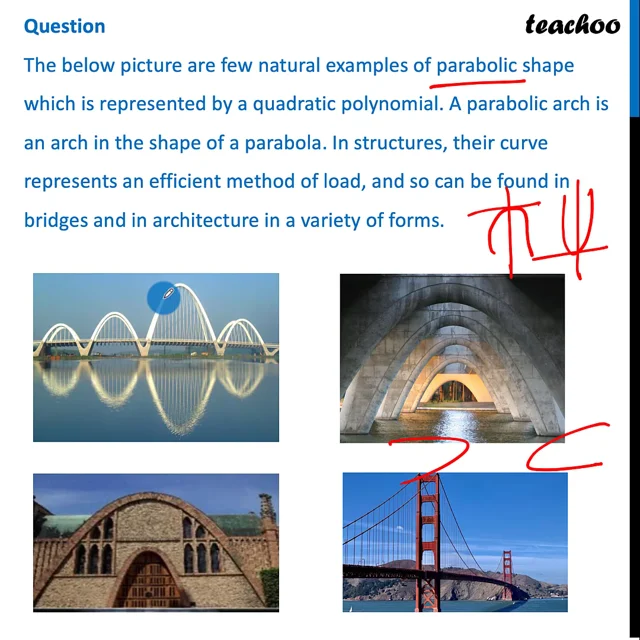 Examples Of Parabolas In Nature