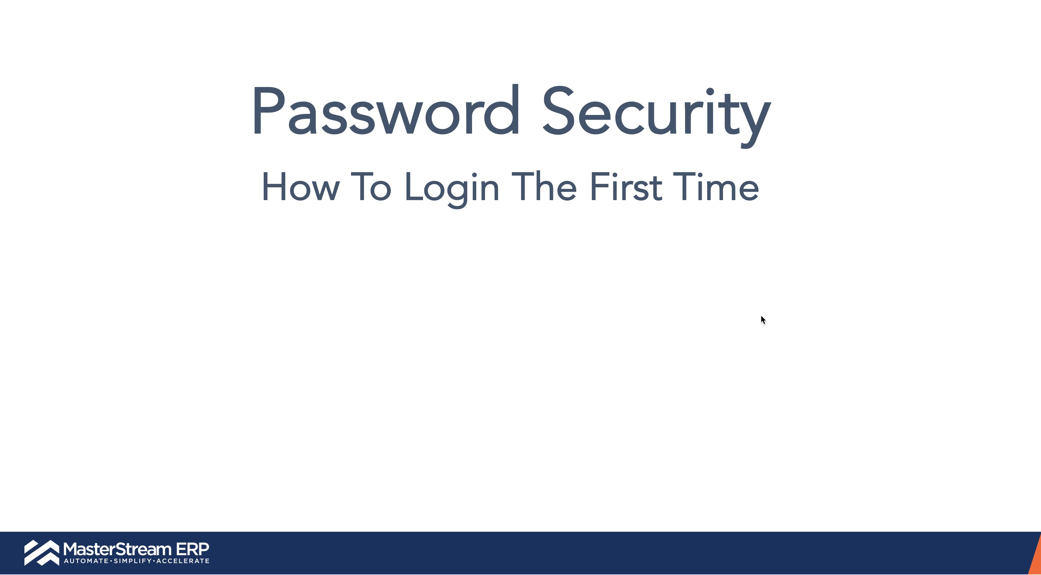 Password Security on Vimeo