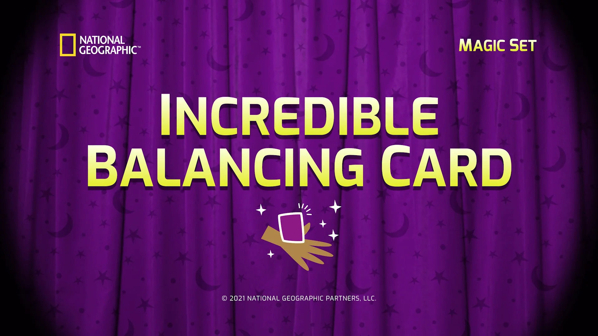 National Geographic - Magic Set - Incredible Balancing Card