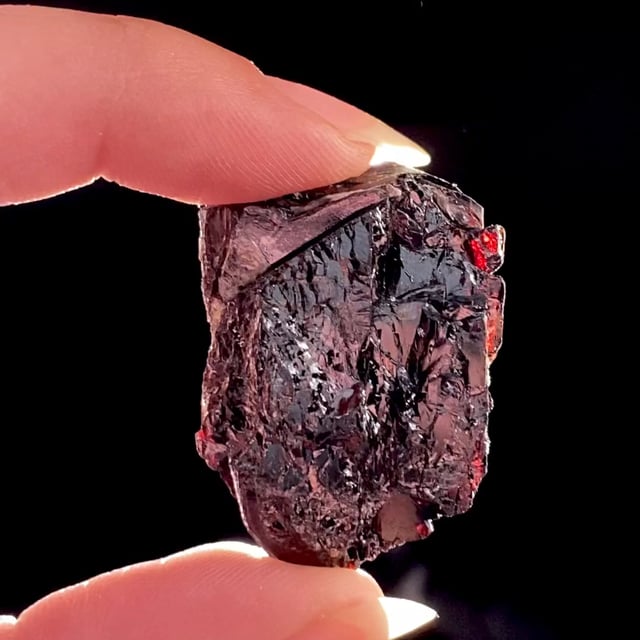 Pyrargyrite (blood red color) | San Genaro Mine, Castrovirreyna ...