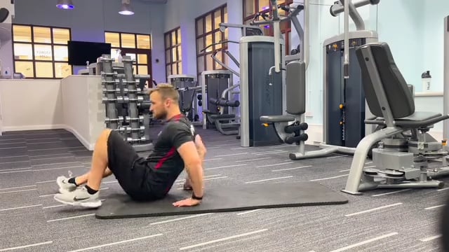 Staggered stance Glute bridge on Vimeo