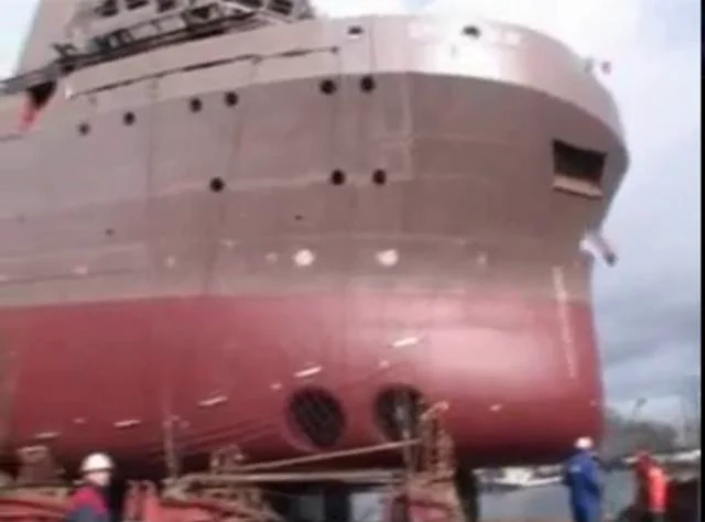 S/V Ievoli Blue - Launch @ Gdansk (Poland) on Vimeo