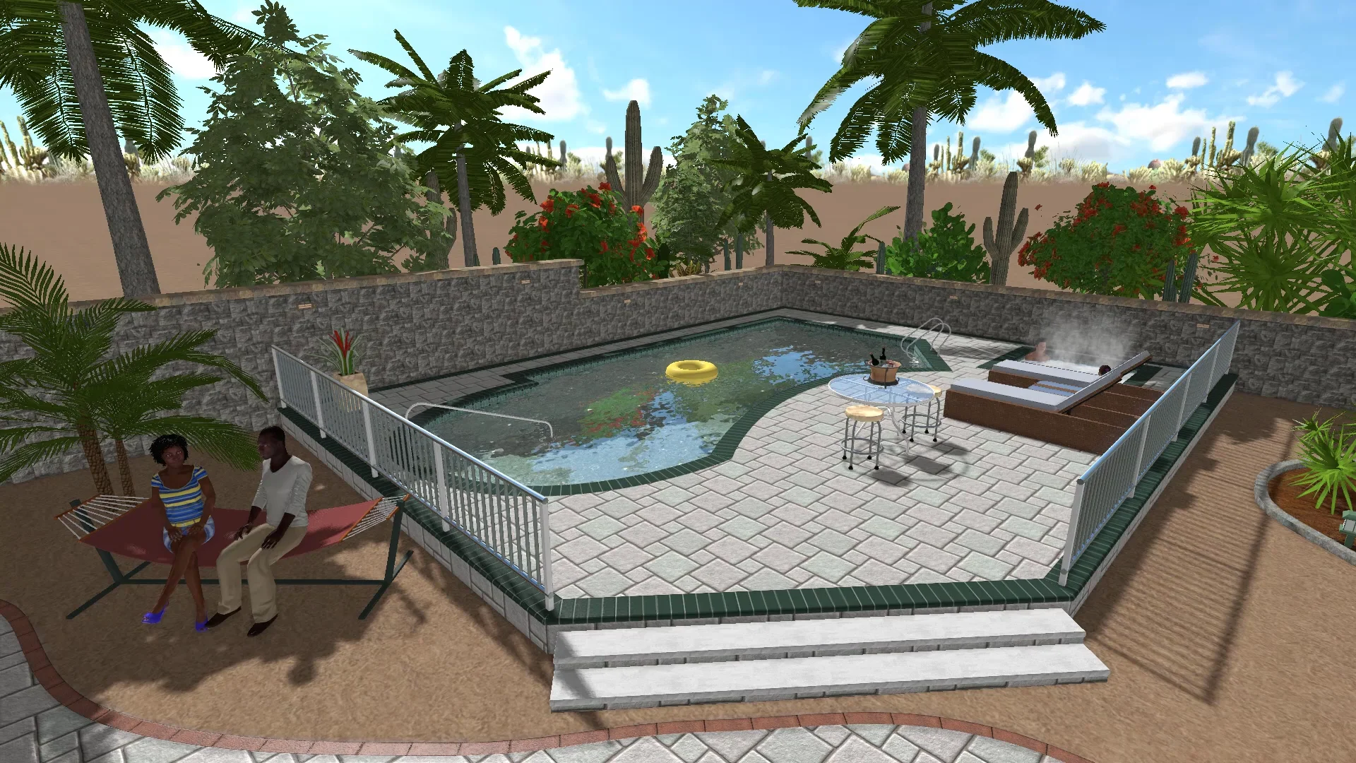 Realtime Landscaping - Adding Pool Decking on Vimeo