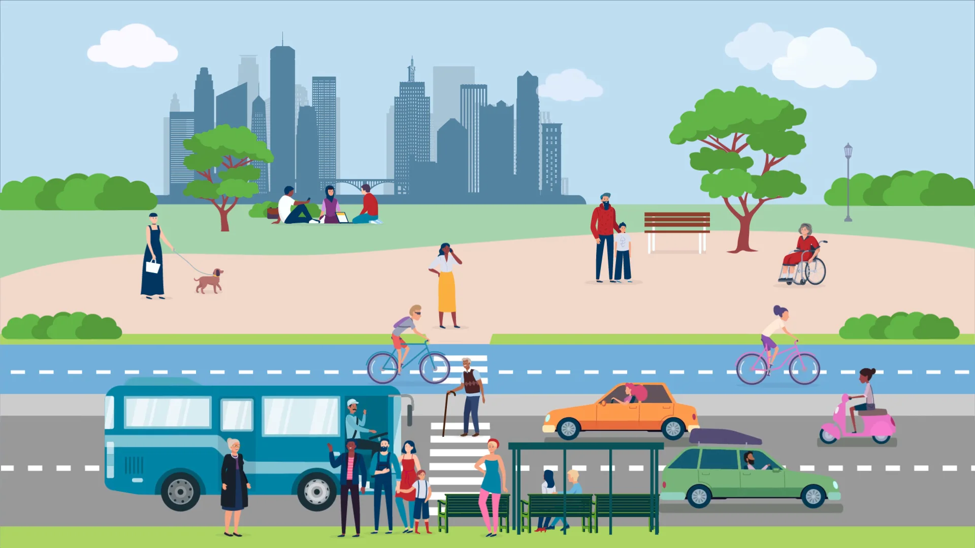 MN Department of Transportation - MnDOT | Rethinking I-94 | 2d Vector ...